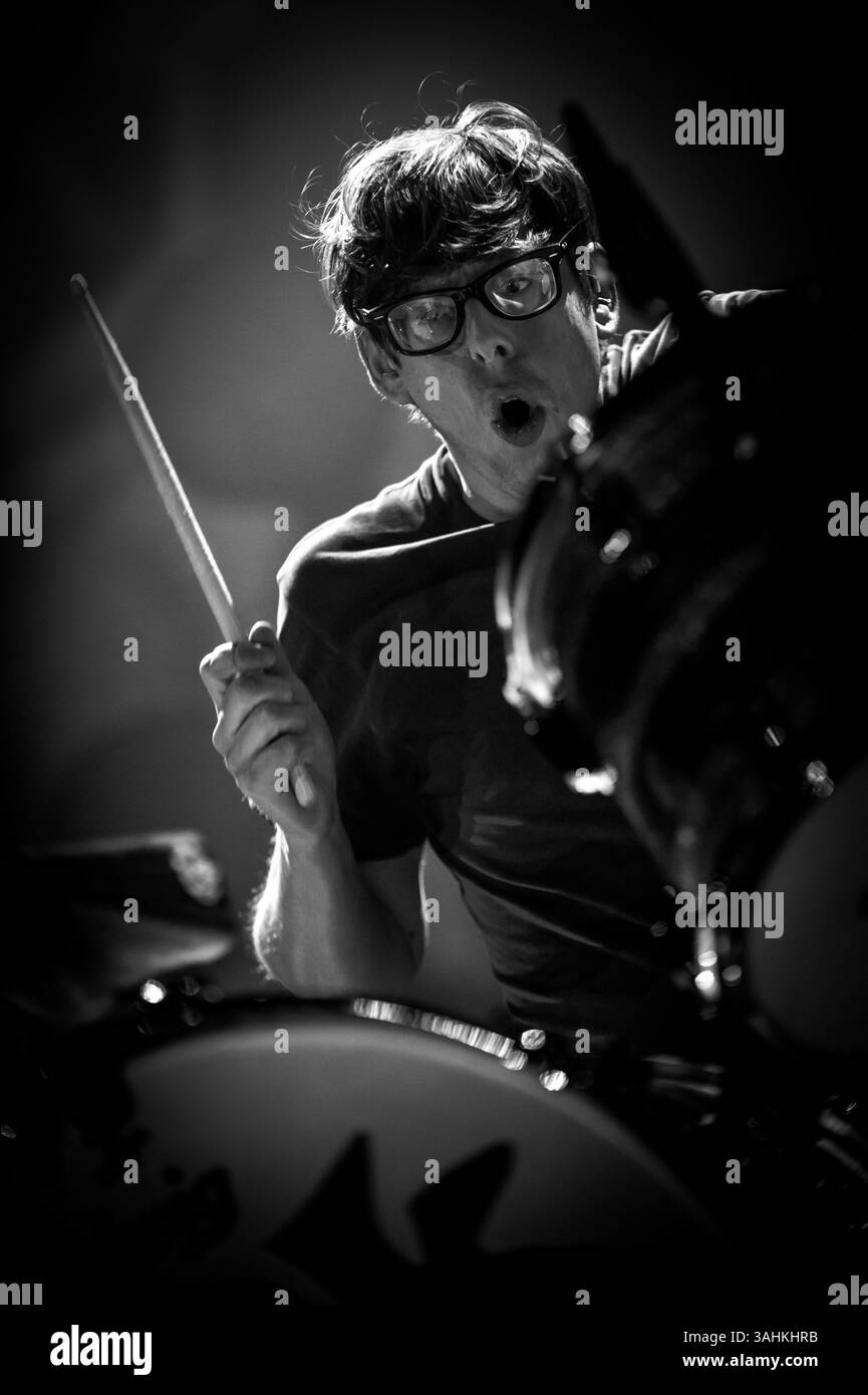 December 1, 2012 - Italia - American drummer Patrick Carney performing ...