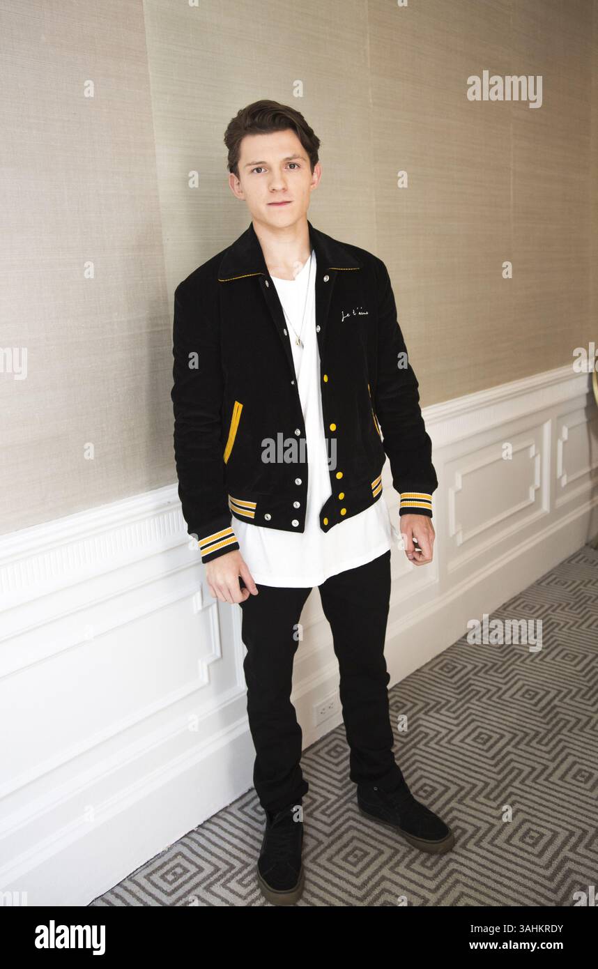 June 28, 2017 - Hollywood, California, U.S. - TOM HOLLAND promotes ...