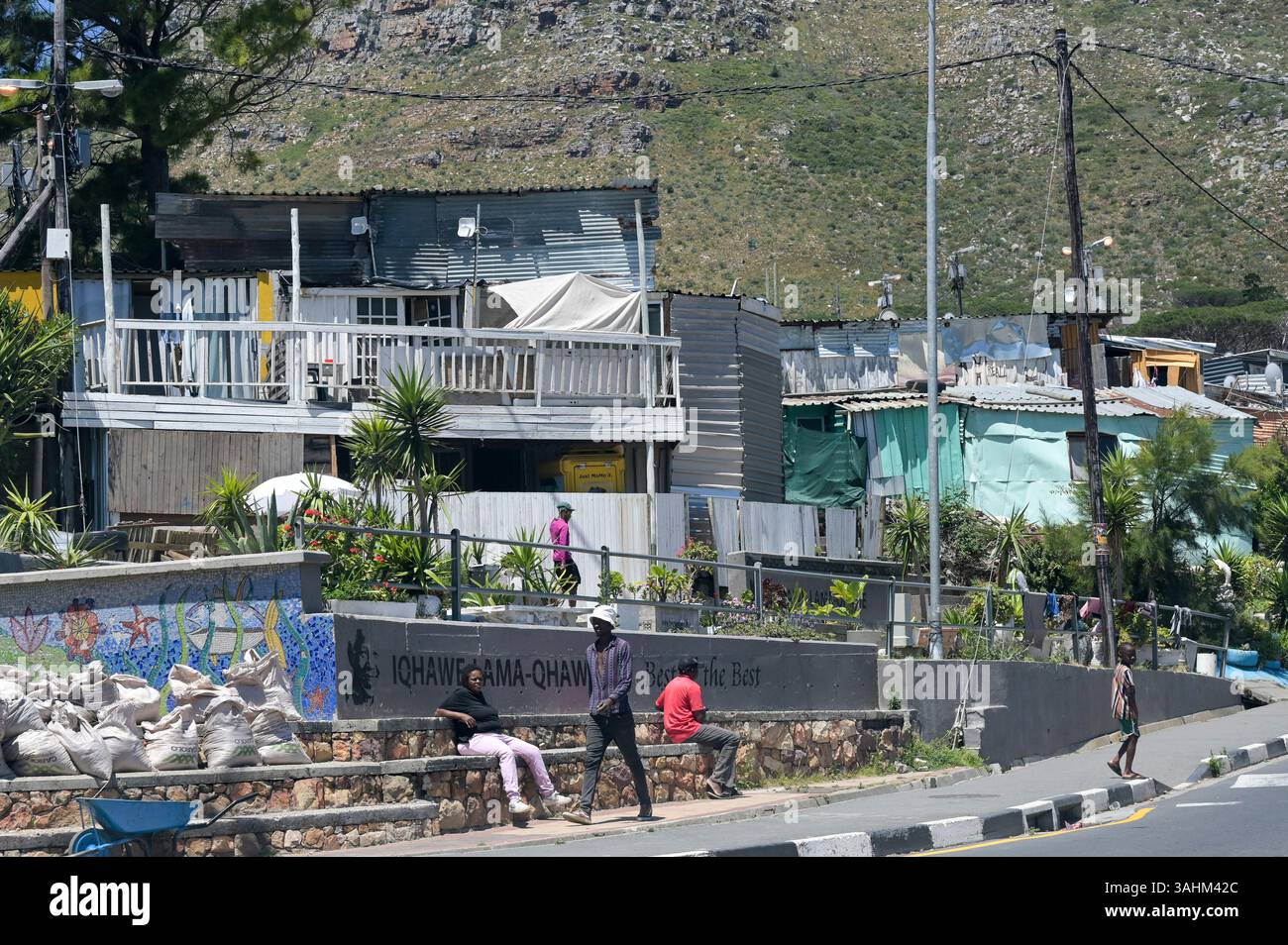 SOUTH AFRICA, Cape Town, Hout Bay, Imizamo Yethu township , settlement ...