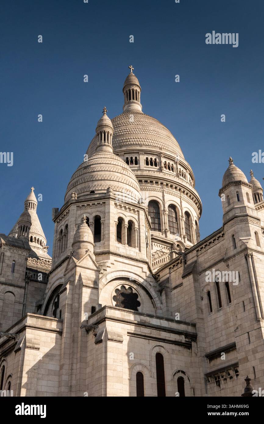 France, Paris, Montmartre, Sacre Coeur church basilica Stock Photo - Alamy