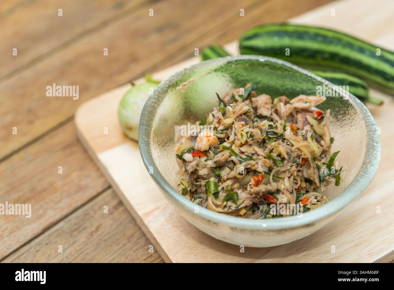 Thai southern spicy Budu salad is anchovies sauce and one of the best ...