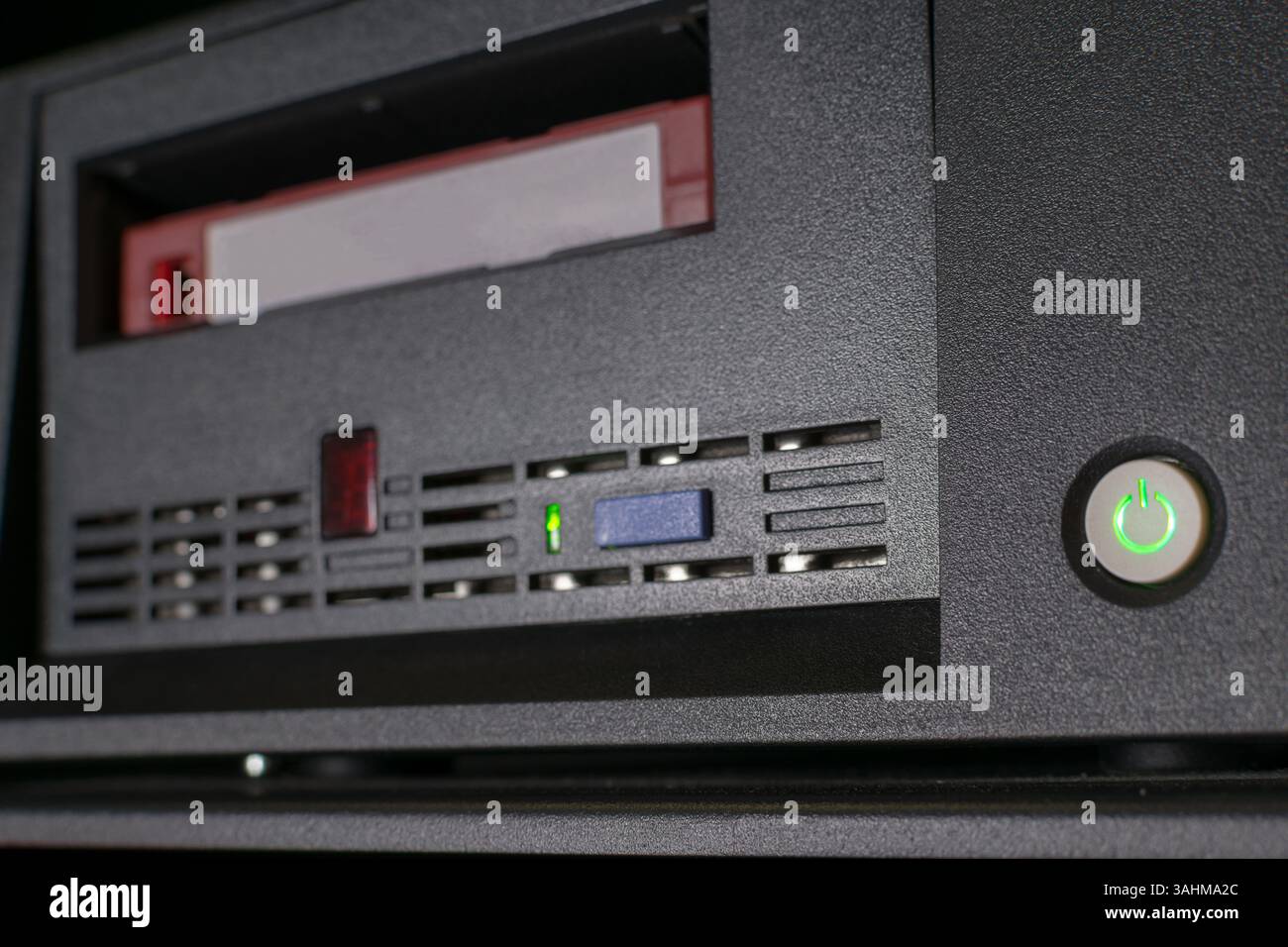 Computer Server mainframe and tape drive in datacenter Stock Photo - Alamy