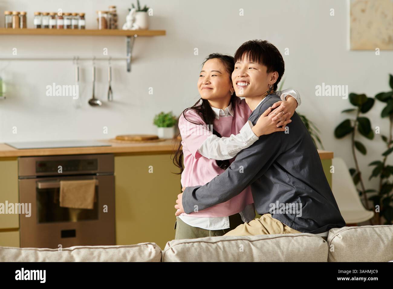 Young couple shares loving hi-res stock photography and images - Alamy