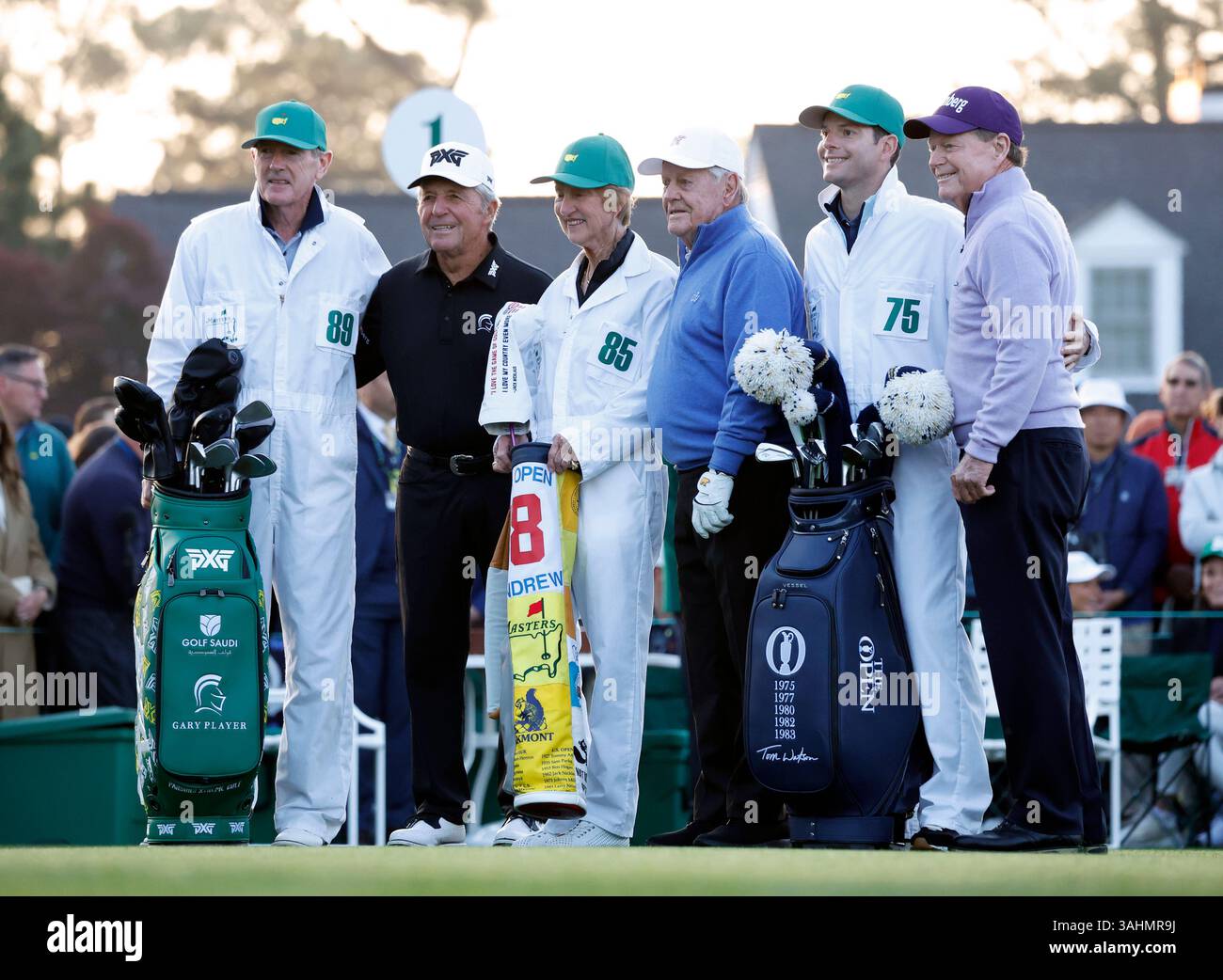 Augusta, United States. 10th Apr, 2025. Honorary Starters Gary Player ...