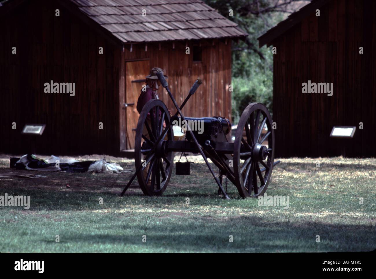 Lebec, California. U.S.A. May 1984. Fort Tejon State Historic Park U.S ...