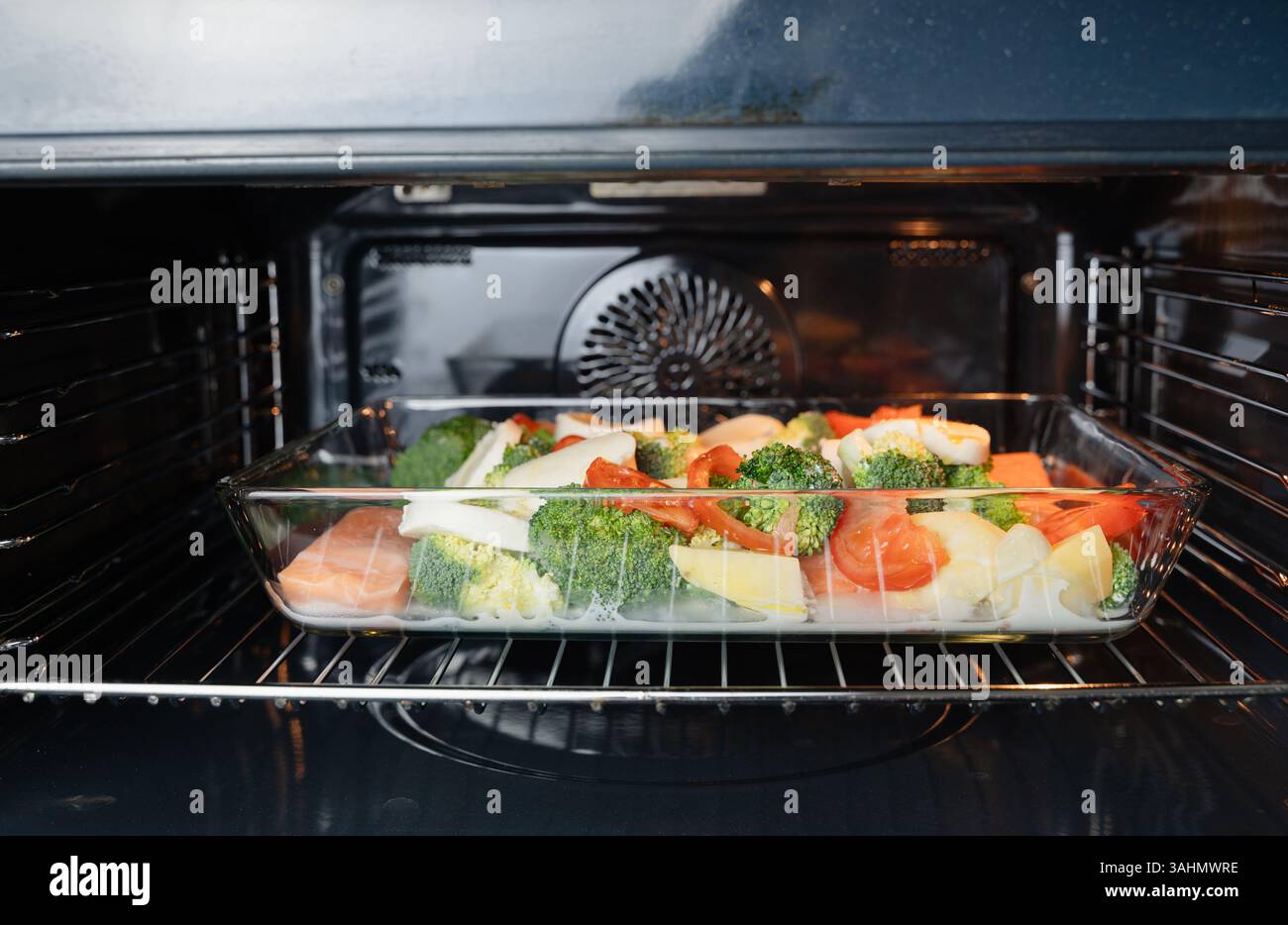 Fresh vegetables expertly prepared for roasting, making them perfect ...