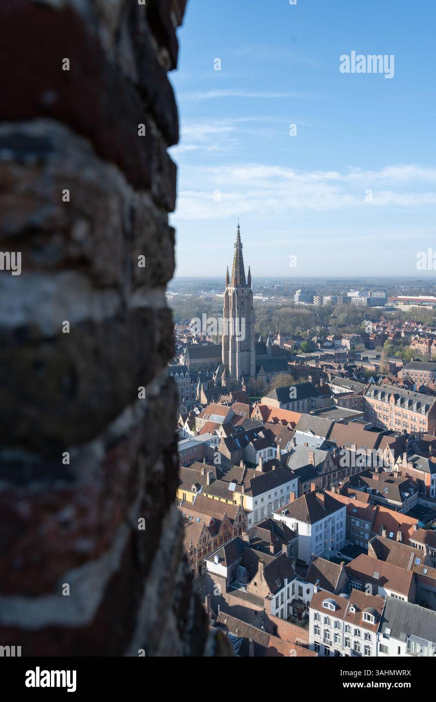 A stunningly beautiful landscape showcases historic rooftops and a ...