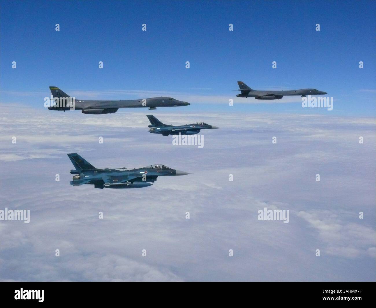 Aug 8, 2017 - Andersen AFB, Guam - In a handout from the U.S. Air Force ...