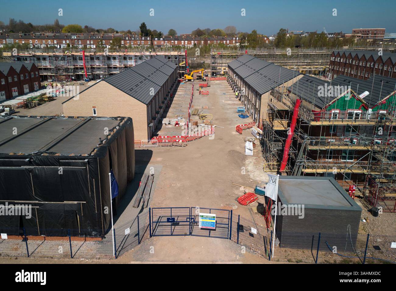 Edgbaston, Birmingham, 10th April 2025: Construction continues on ...