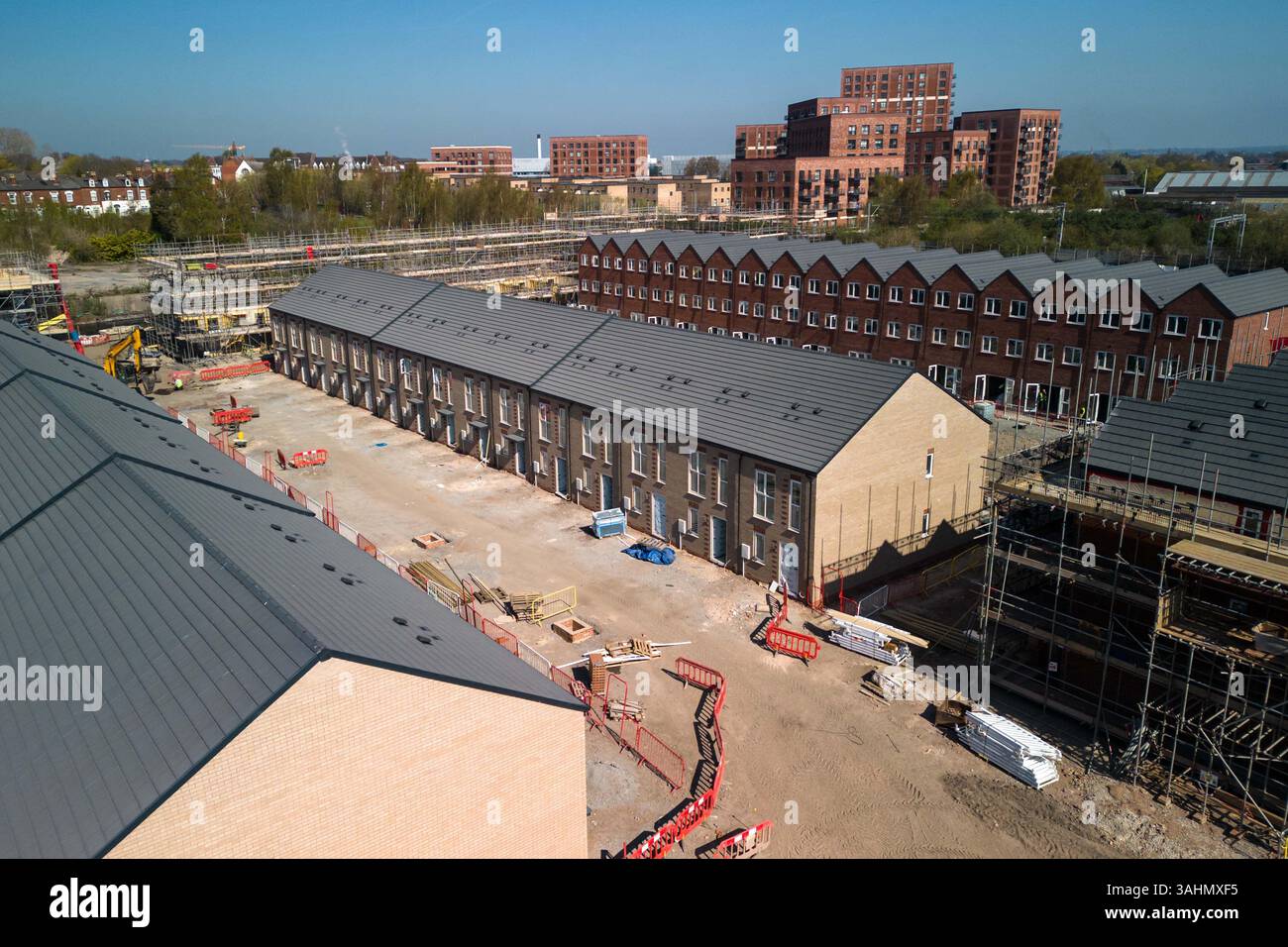 Edgbaston, Birmingham, 10th April 2025: Construction continues on ...