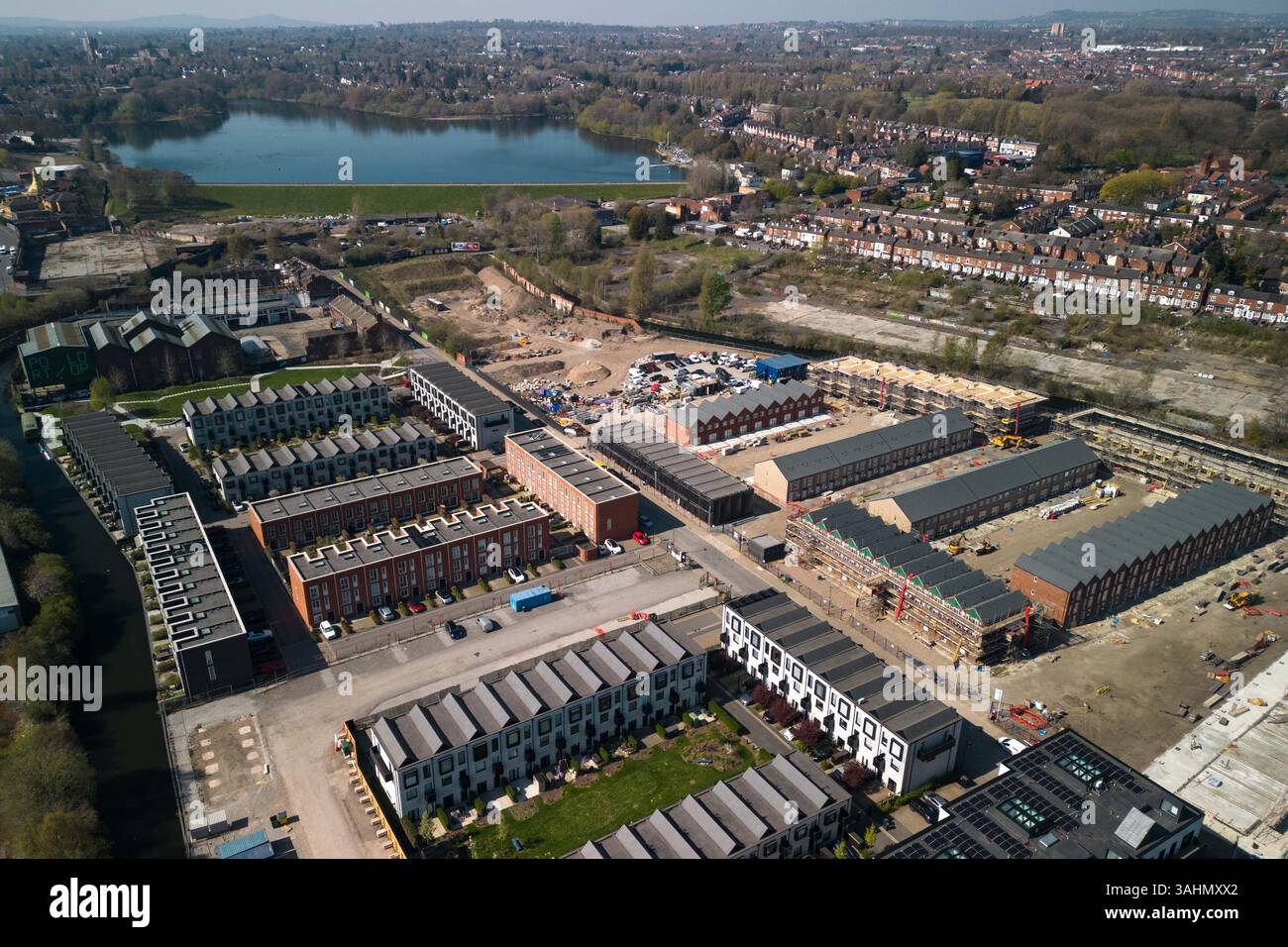 Edgbaston, Birmingham, 10th April 2025: Construction continues on ...