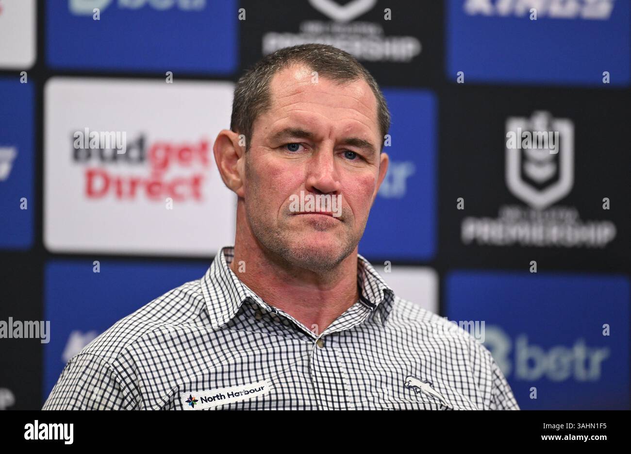 Brisbane, Australia. 10th Apr, 2025. Dolphins coach Kristian Woolf ...