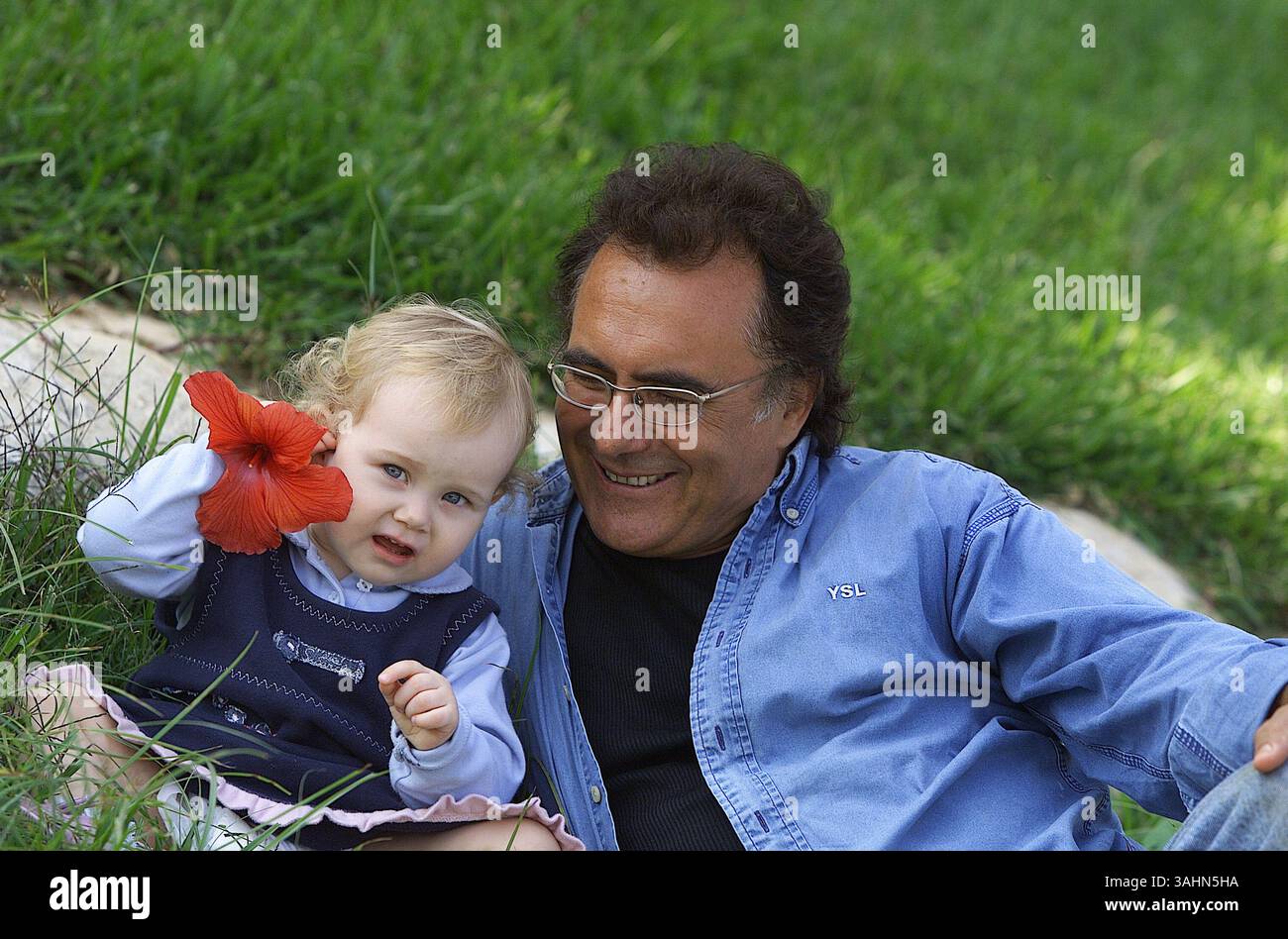 July 15, 2003 - Italy - The italian singer Albano Carrisi, in art Al Bano, relaxes and plays in ...