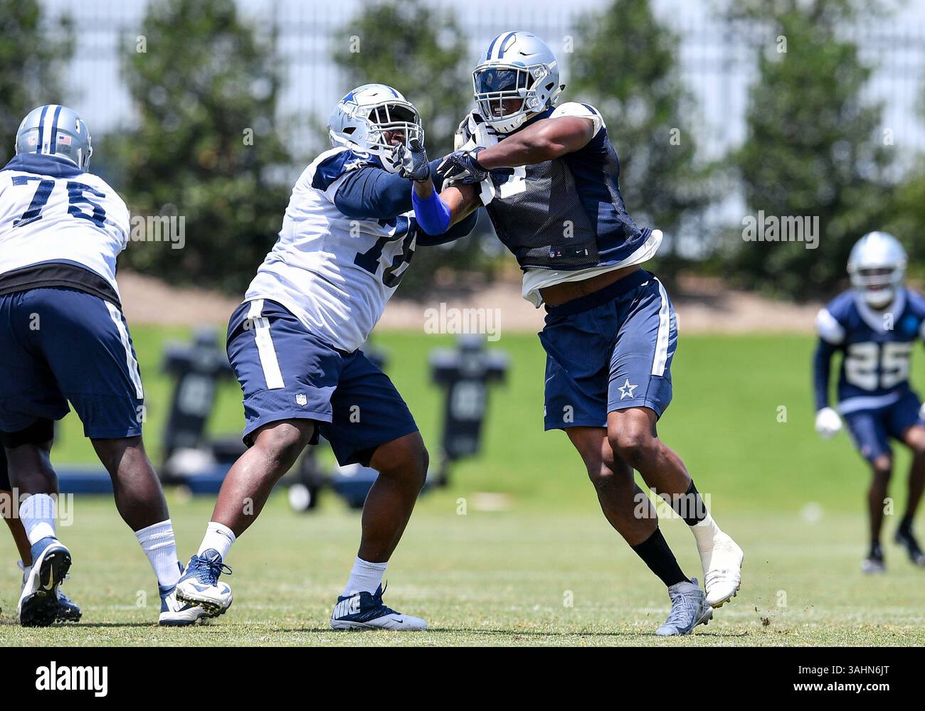 June 14th, 2017: .Dallas Cowboys offensive lineman Kadeem Edwards (78 ...