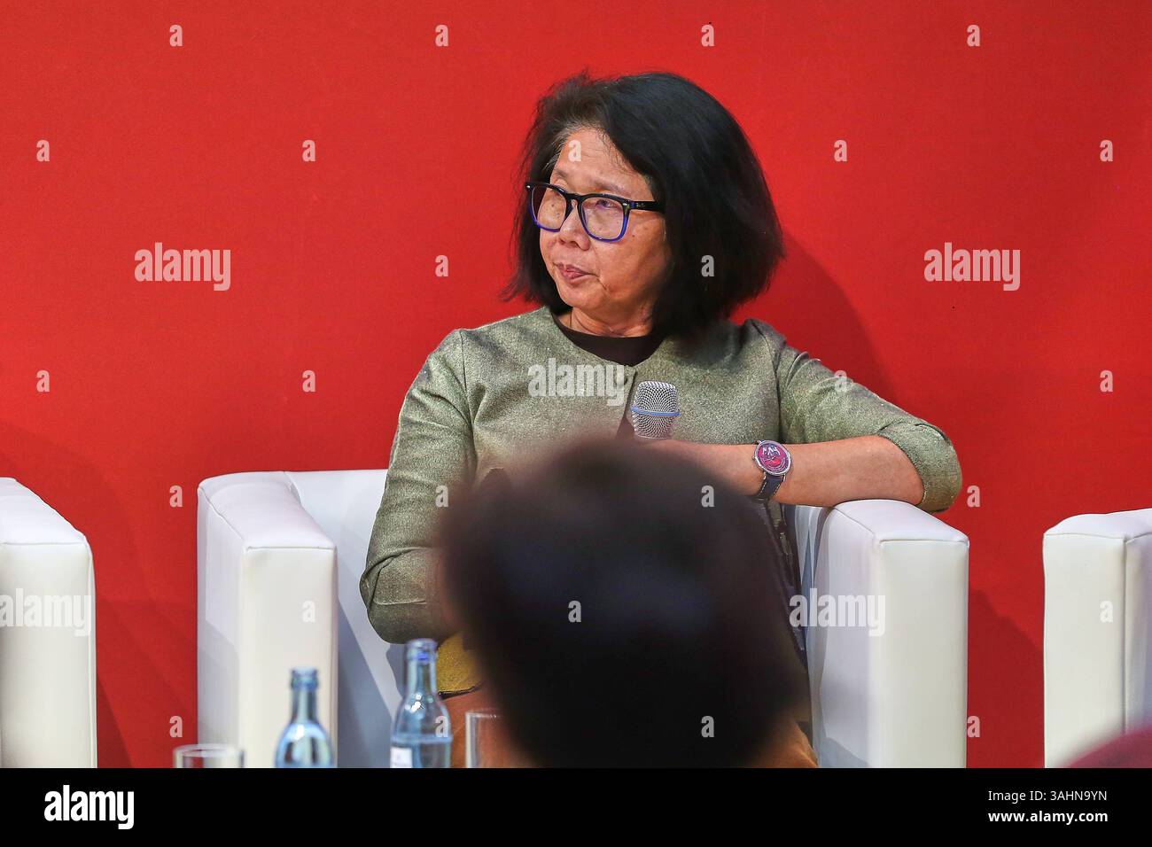 Leipzig, Sachsen, Deutschland, 30.03.2025: Messe: Leipziger Buchmesse: Ma Thida *** Leipzig ...