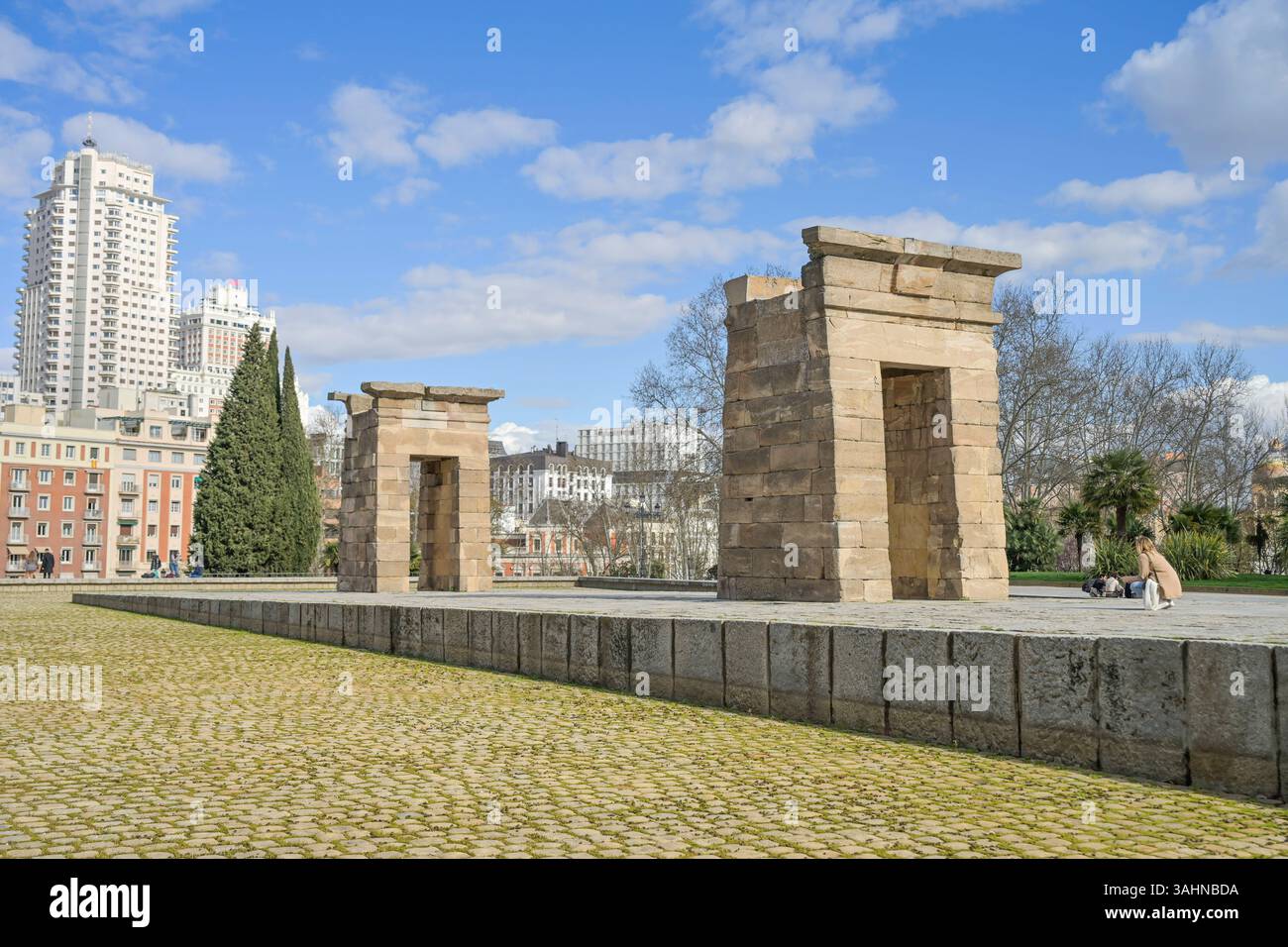 Ägyptischer Tempel, Templo de Debod, Parque de la Montana, Madrid ...