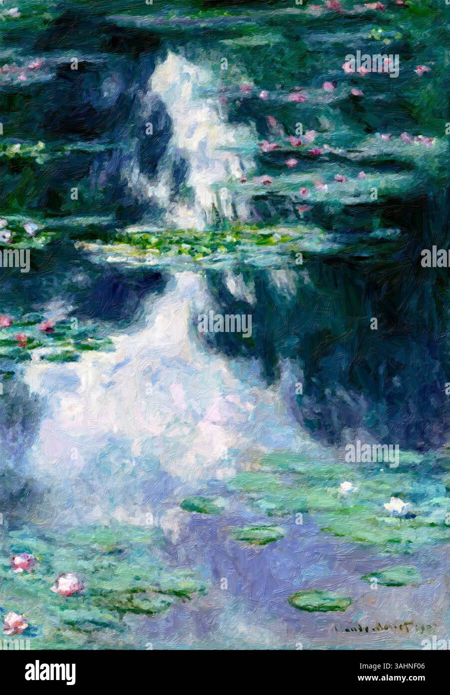 Pond with Water Lilies (1907) by Claude Monet – Iconic Impressionist ...