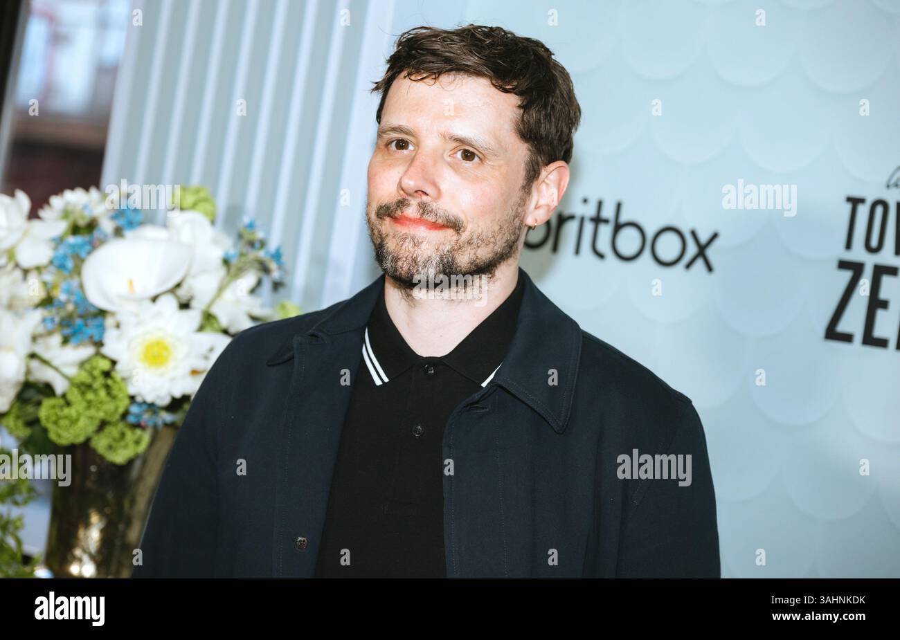 April 9, 2025, New York, Ny, United States: Sam Yates attends BritBoxâ ...