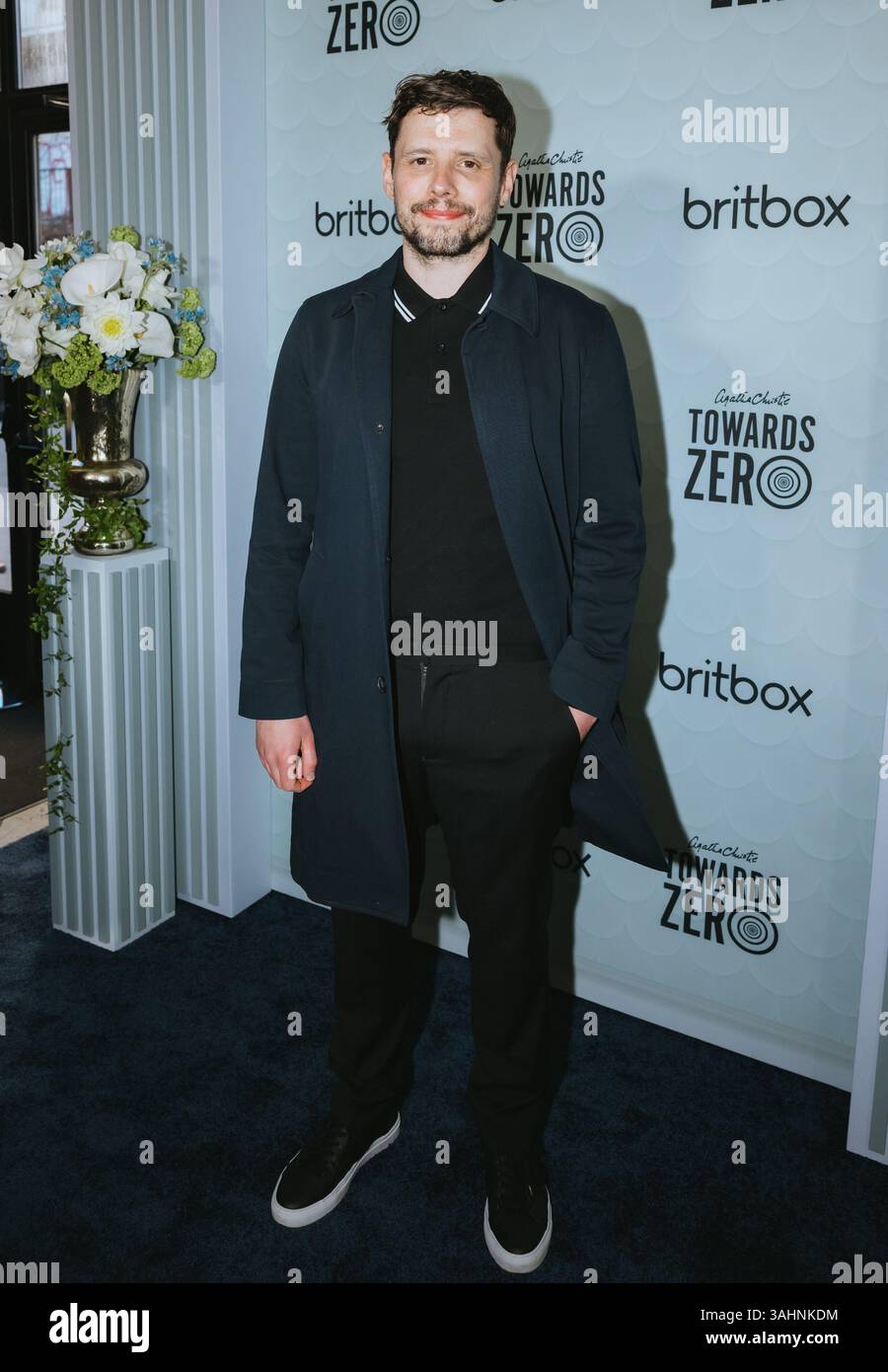 April 9, 2025, New York, Ny, United States: Sam Yates attends BritBoxâ ...