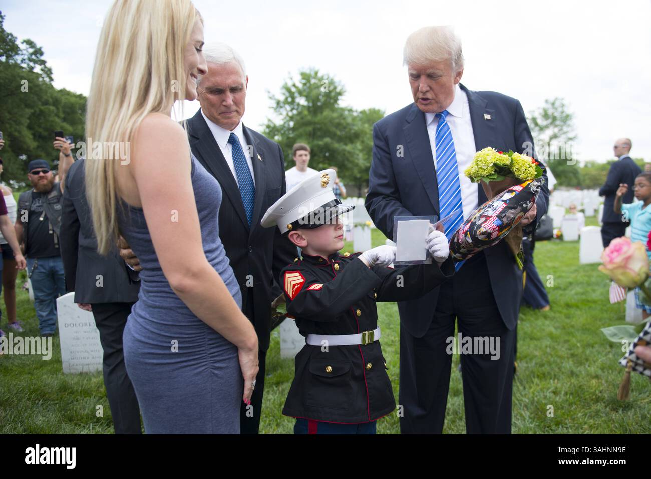 Trump military uniform hi-res stock photography and images - Alamy