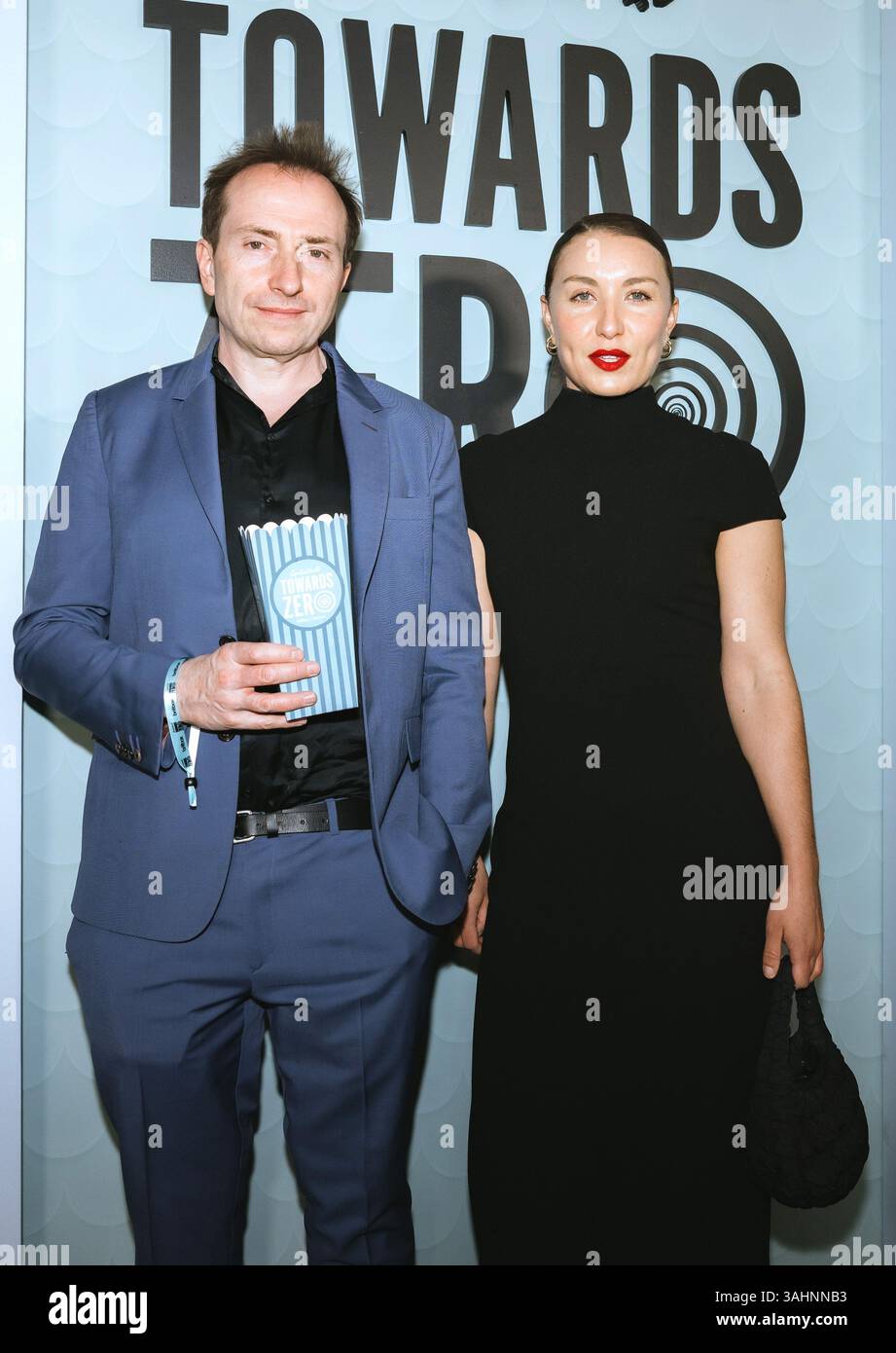 April 9, 2025, New York, Ny, United States: Damien Timmer and Rebecca ...