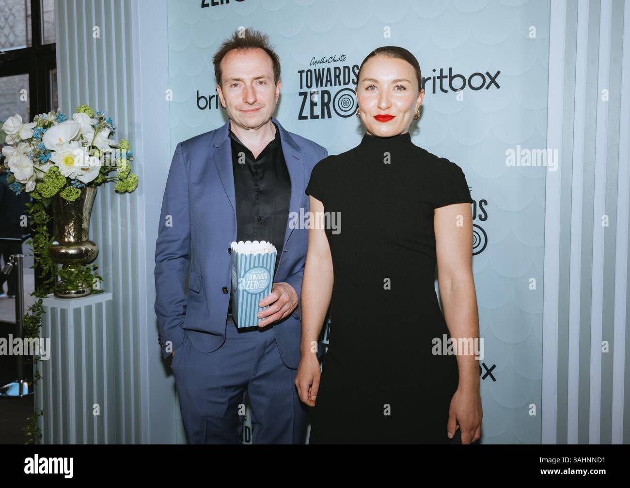 April 9, 2025, New York, Ny, United States: Damien Timmer and Rebecca ...