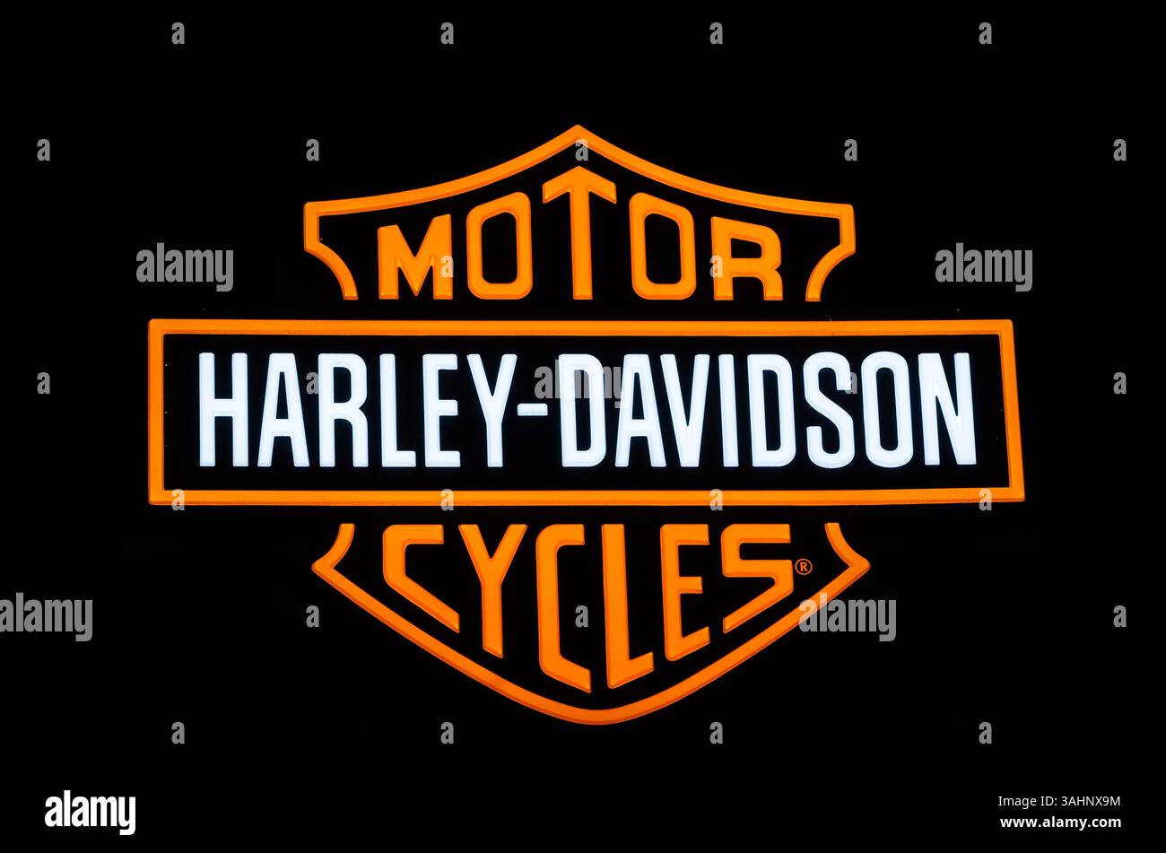 Signs and symbols, American brands, Harley-Davidson, Inc. (H-D, or ...
