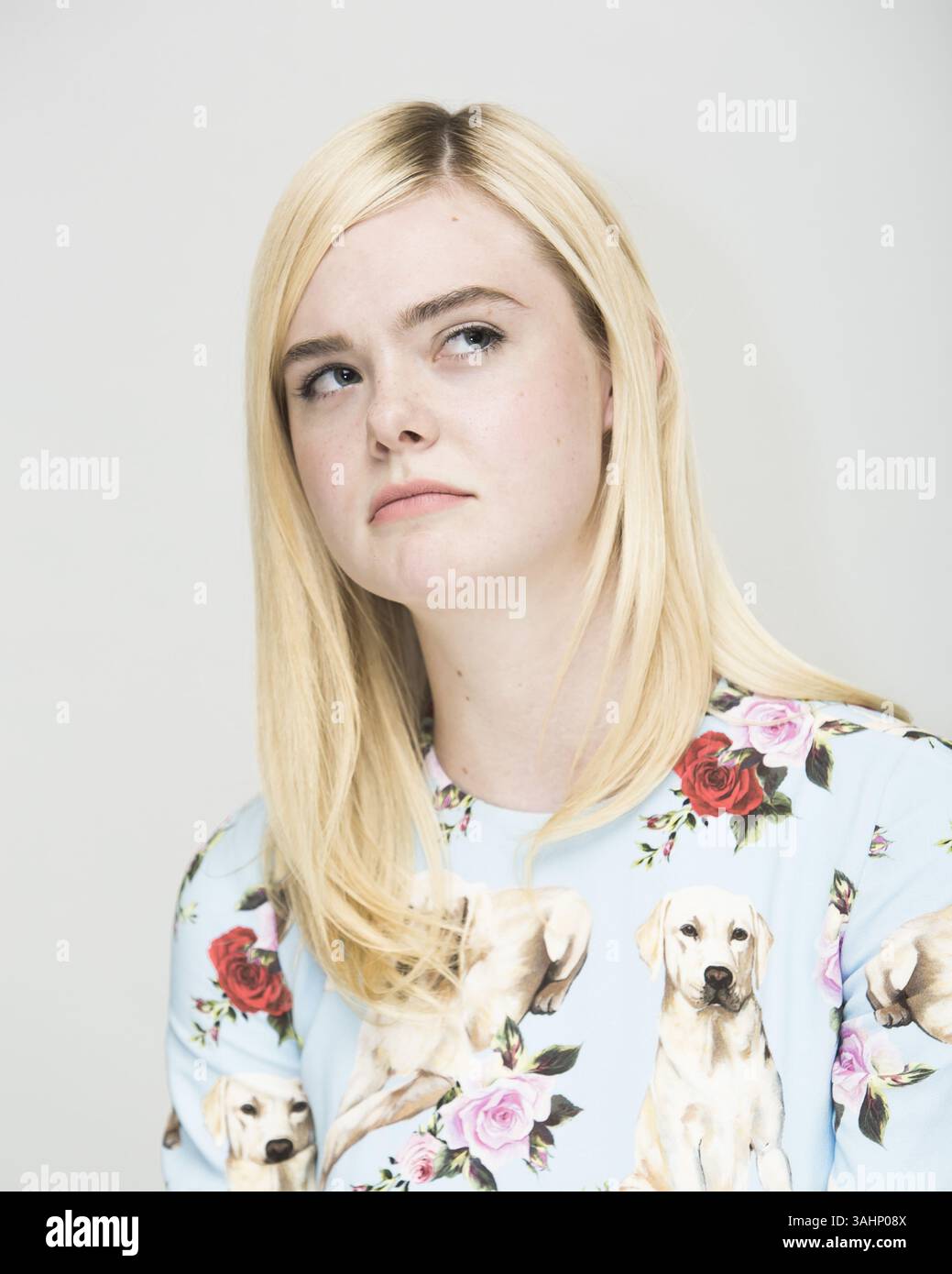 June 11, 2017 - Hollywood, California, U.S. - ELLE FANNING promotes ...