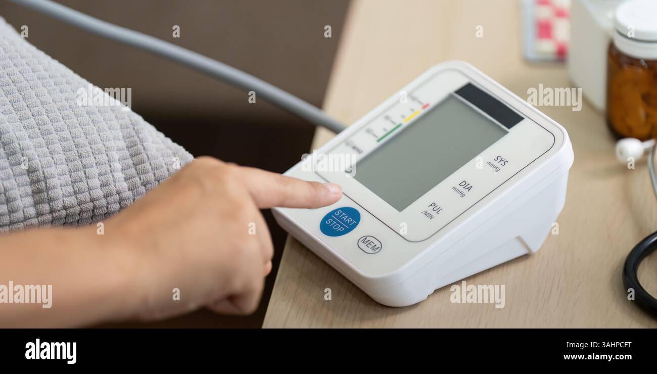 Healthcare Technology and Vital Monitoring. A caregiver about to ...