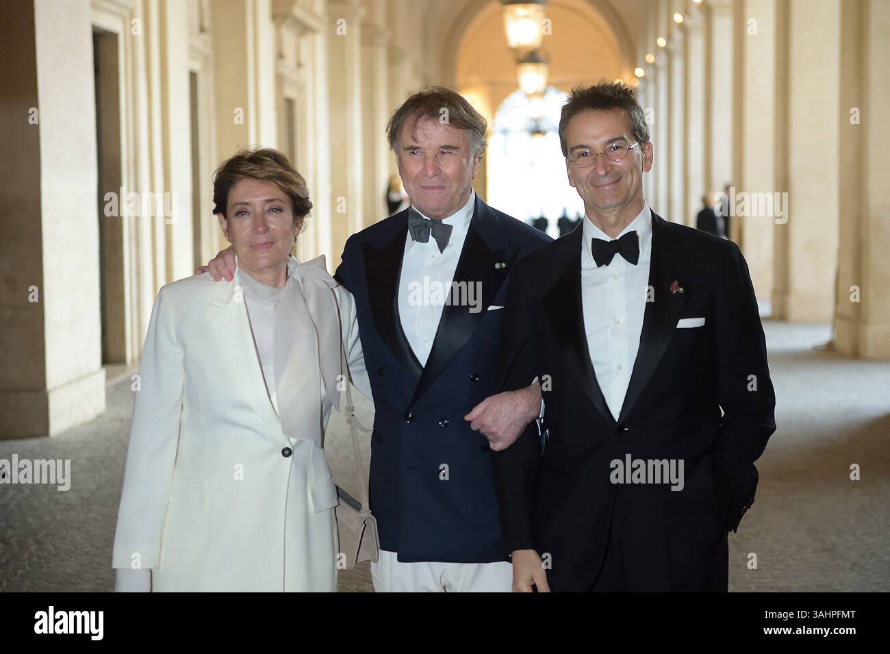 Rome, Italy. 09th Apr, 2025. ROME, ITALY - APRIL 09:Brunello Cucinelli ...