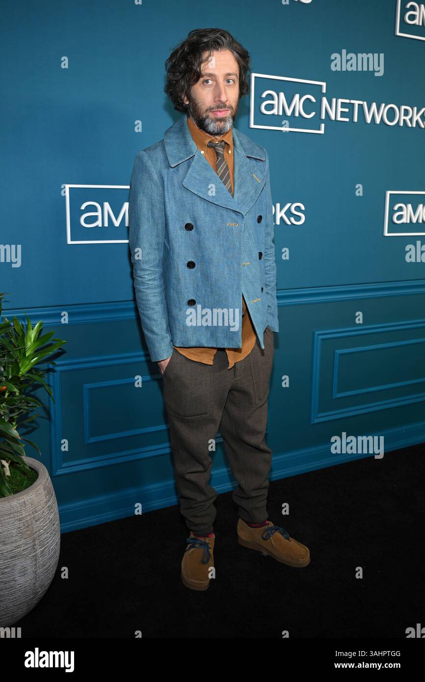 Photo by: NDZ/STAR MAX/IPx 2025 4/9/25 Simon Helberg at the 2025 AMC Networks Upfront on April 9 ...