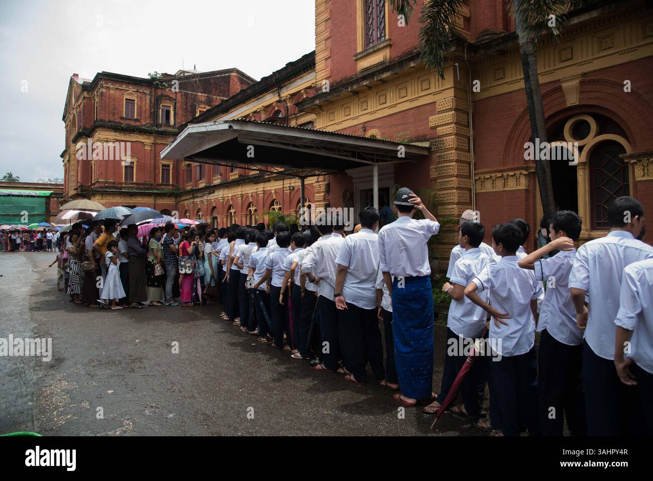 July 19, 2017 - Yangon, Yangon, Myanmar - People visit The Secretariat ...