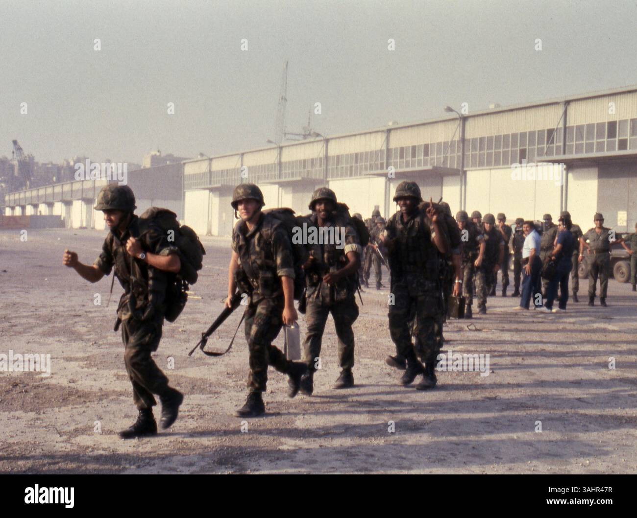 United States Marines, members of the multinational peacekeeping force ...