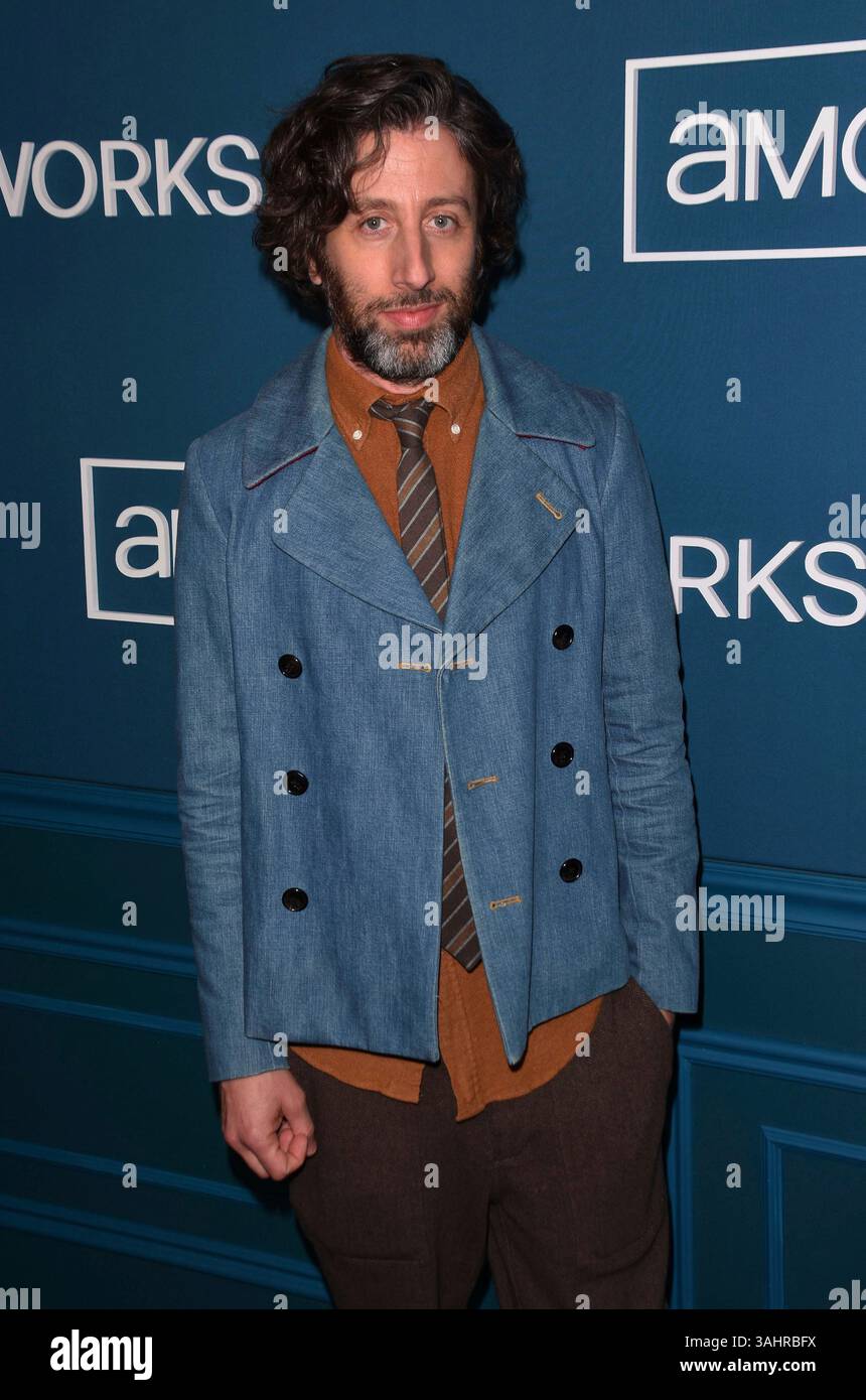 Photo by: Patricia Schlein/STAR MAX/IPx 2025 4/9/25 Simon Helberg at ...