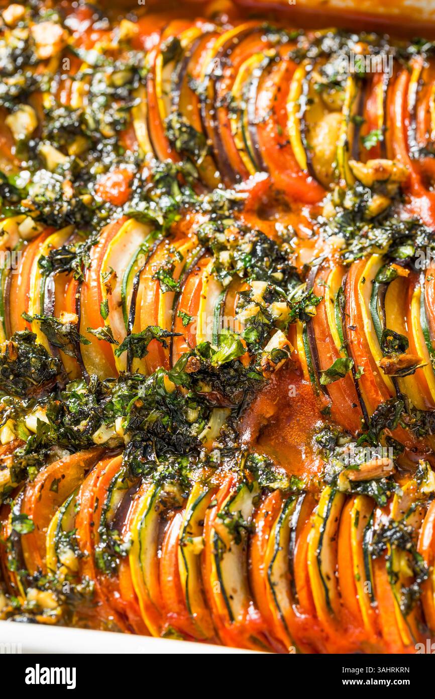 Savory Homemade Healthy Ratatouille with Tomato Eggplant and Squash ...