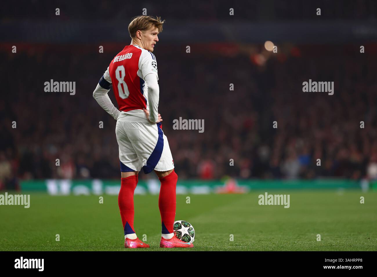 Martin Odegaard of Arsenal - Arsenal v Real Madrid, UEFA Champions ...