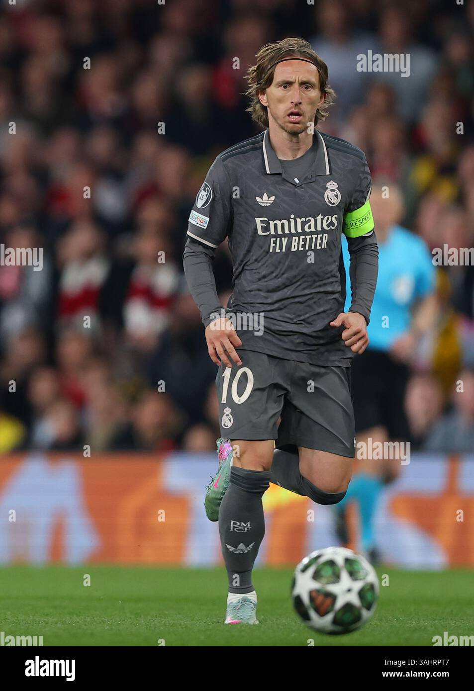 Luka Modric of Real Madrid - Arsenal v Real Madrid, UEFA Champions ...