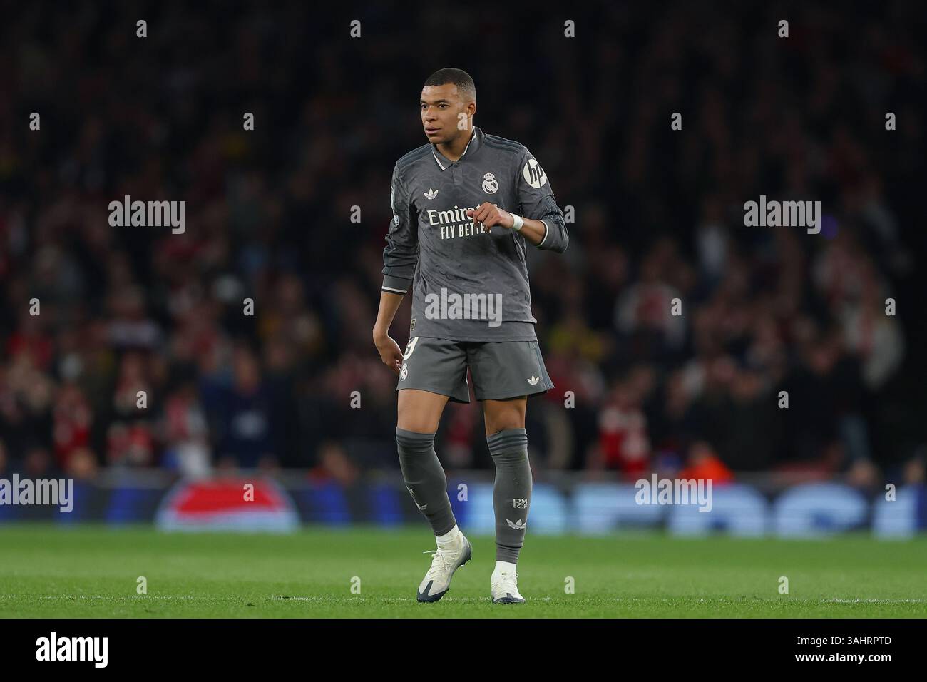 Kylian Mbappe of Real Madrid - Arsenal v Real Madrid, UEFA Champions ...