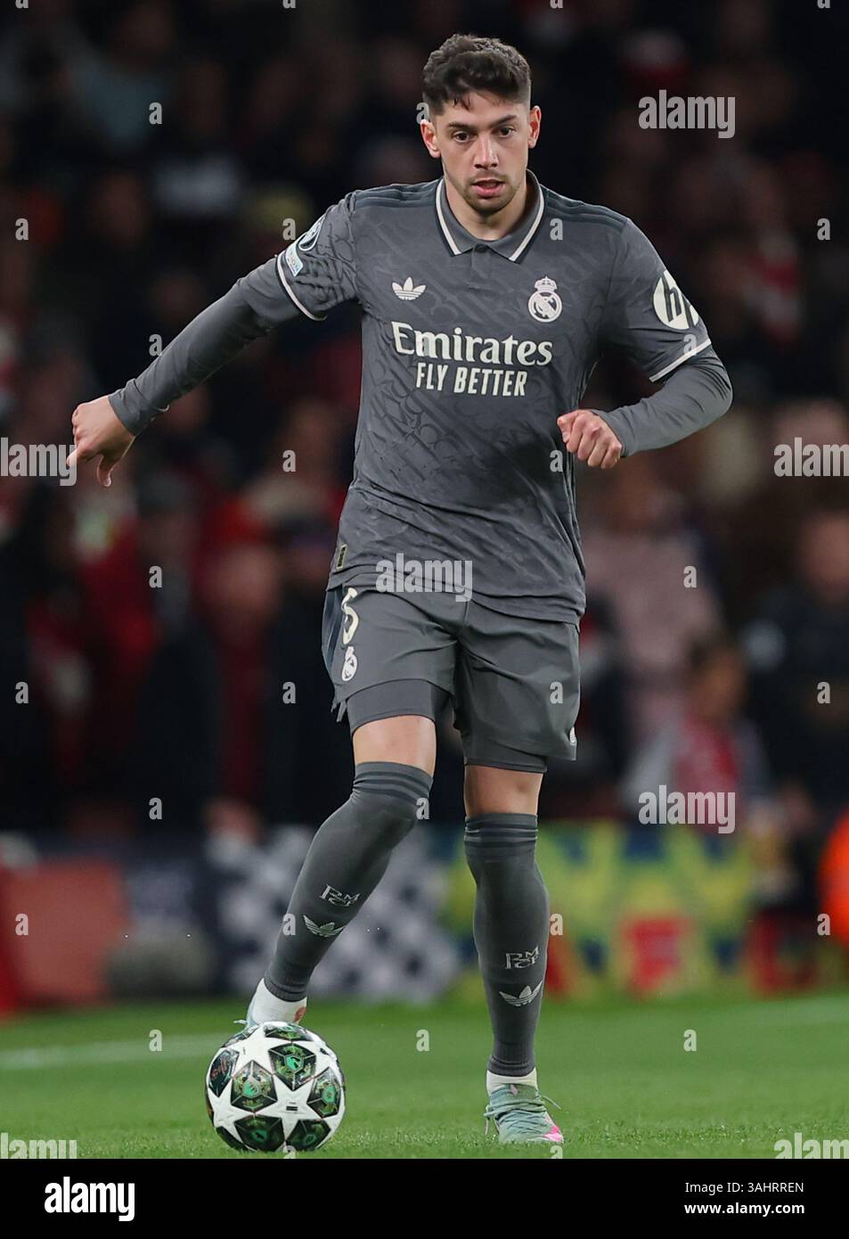 Federico Valverde of Real Madrid - Arsenal v Real Madrid, UEFA ...