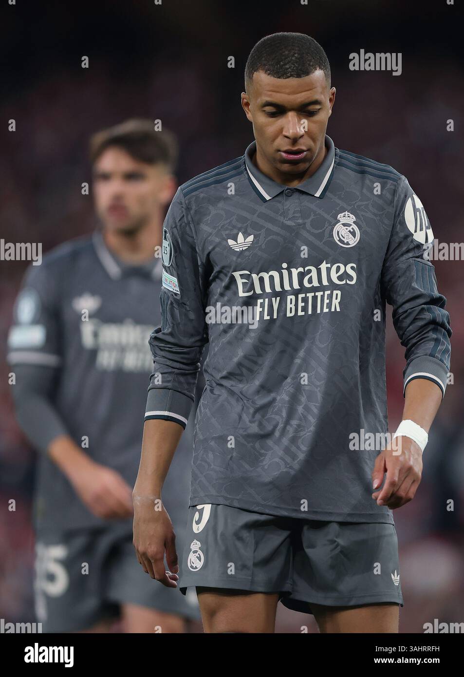 Kylian Mbappe of Real Madrid - Arsenal v Real Madrid, UEFA Champions ...