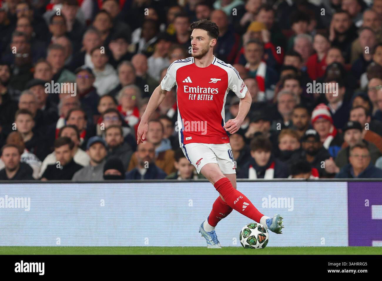Declan Rice of Arsenal - Arsenal v Real Madrid, UEFA Champions League ...