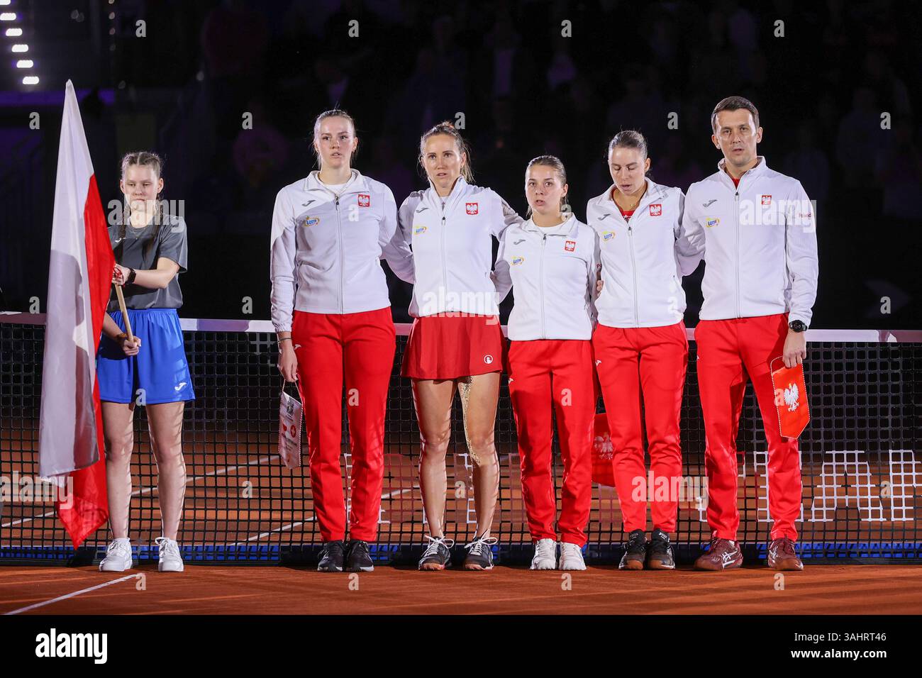 Radom, Poland, 10th Apr 2025 Tennis Billie Jean King Cup Elimination Group E: Poland ...