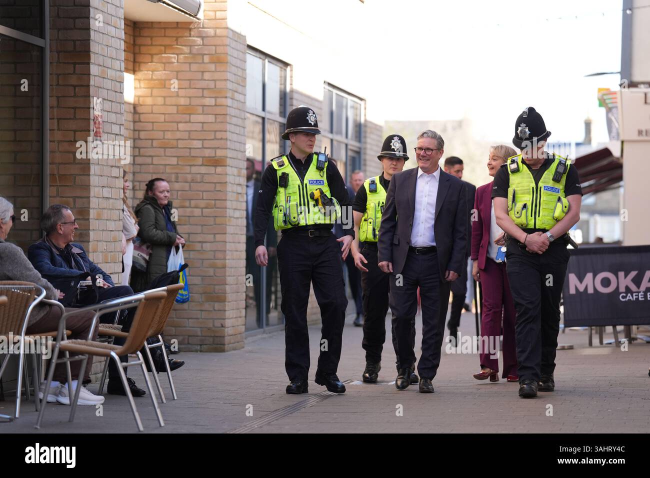 Prime minister sir keir starmer and home secretary yvette cooper join ...