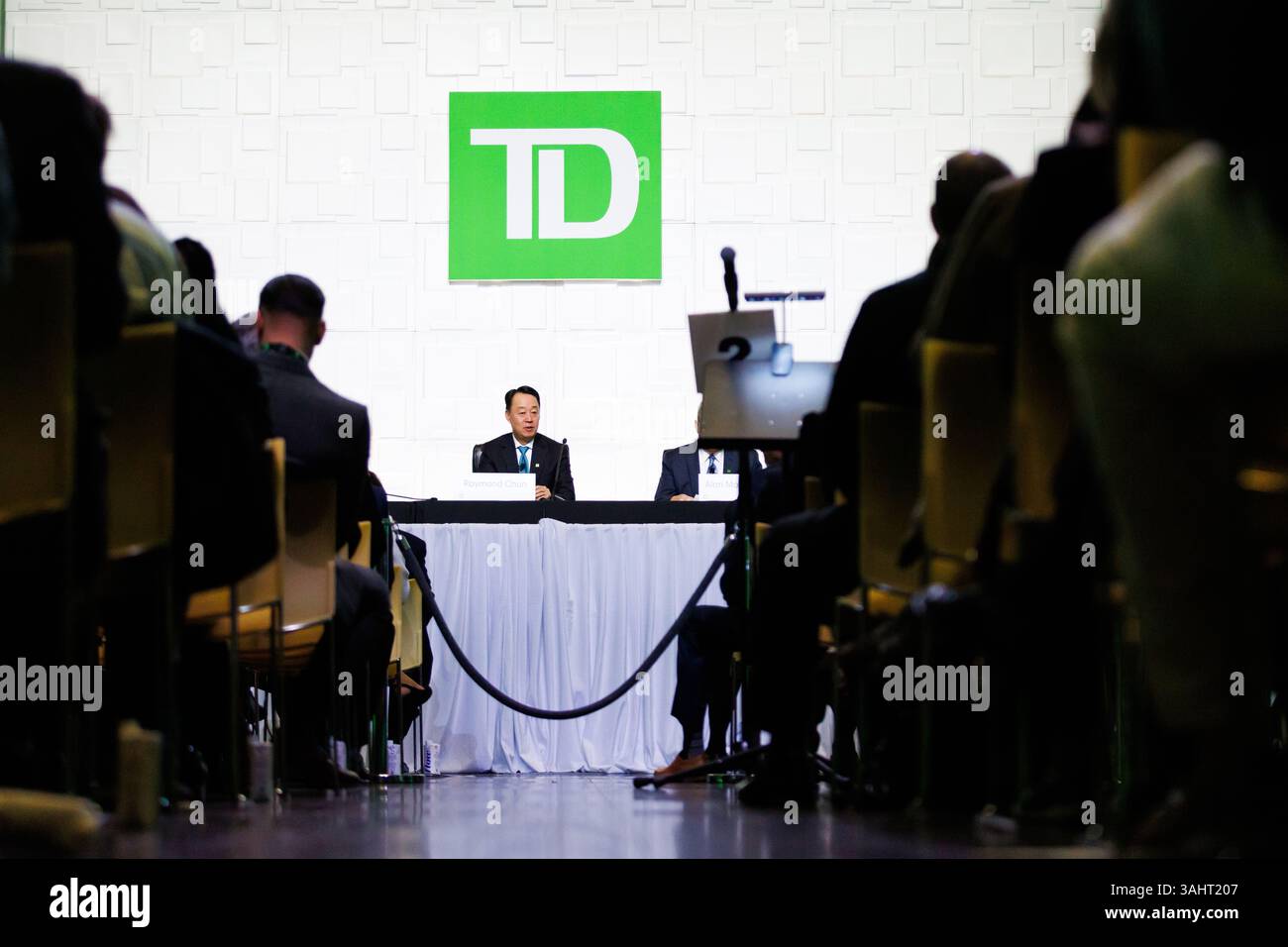 Toronto, Canada. 10th Apr, 2025. Toronto-Dominion Bank chief executive ...