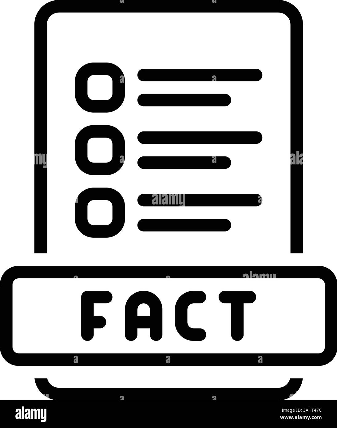 Icon for facts, information Stock Vector Image & Art - Alamy