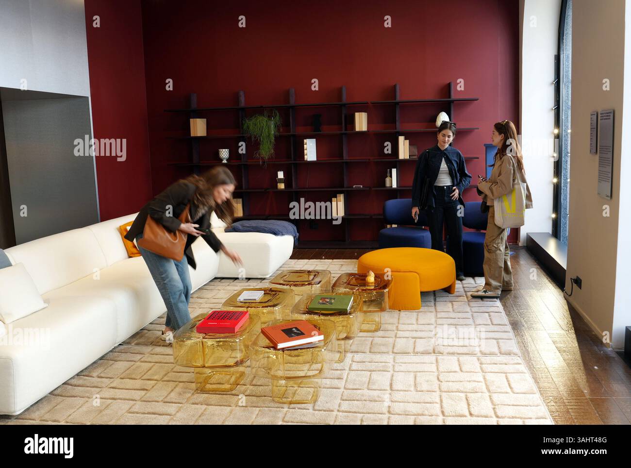 Milan, Italy. 10th Apr, 2025. Milan, Cassina installation for the ...