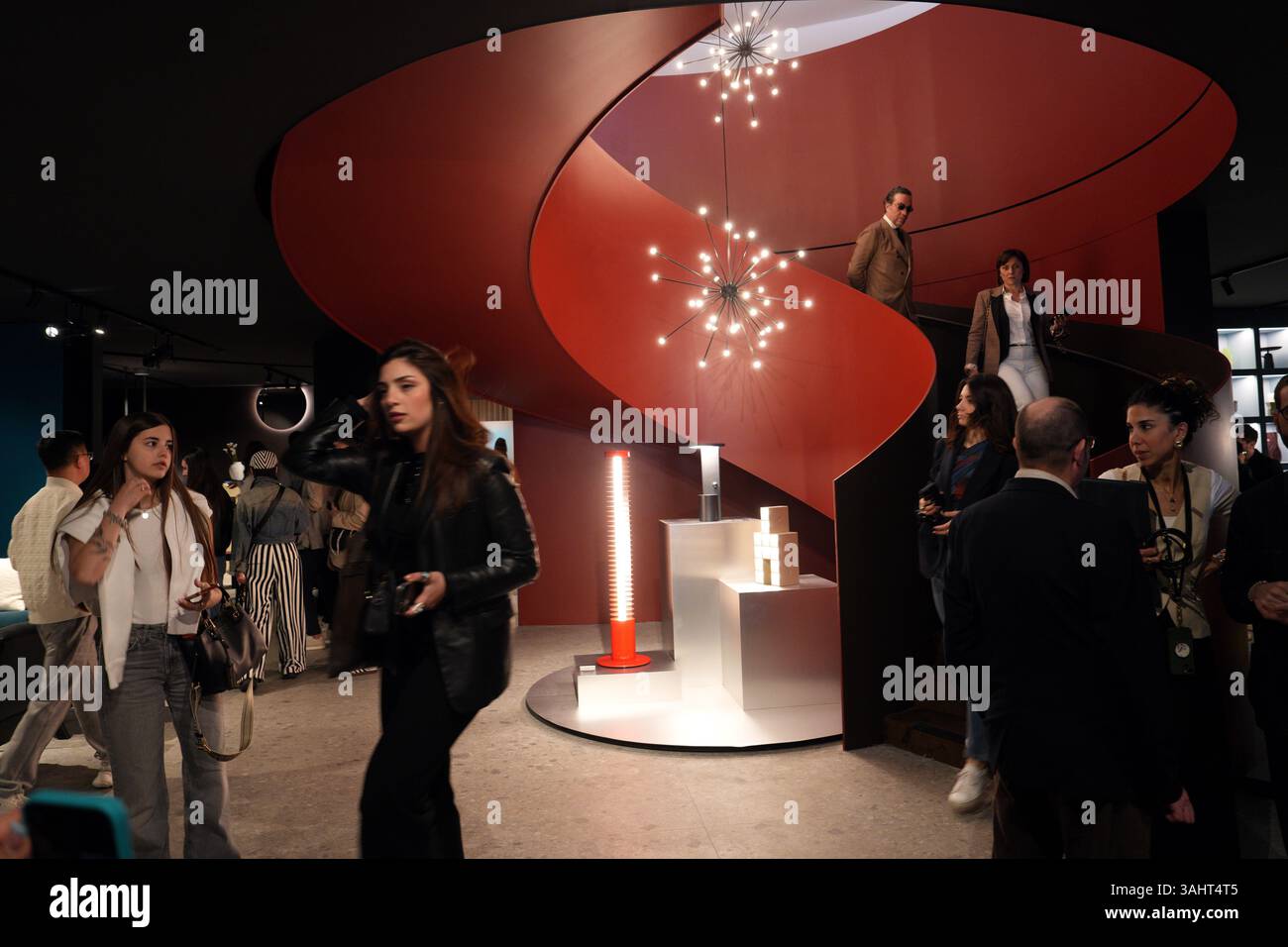 Milan, Italy. 10th Apr, 2025. Milan, Cassina installation for the ...