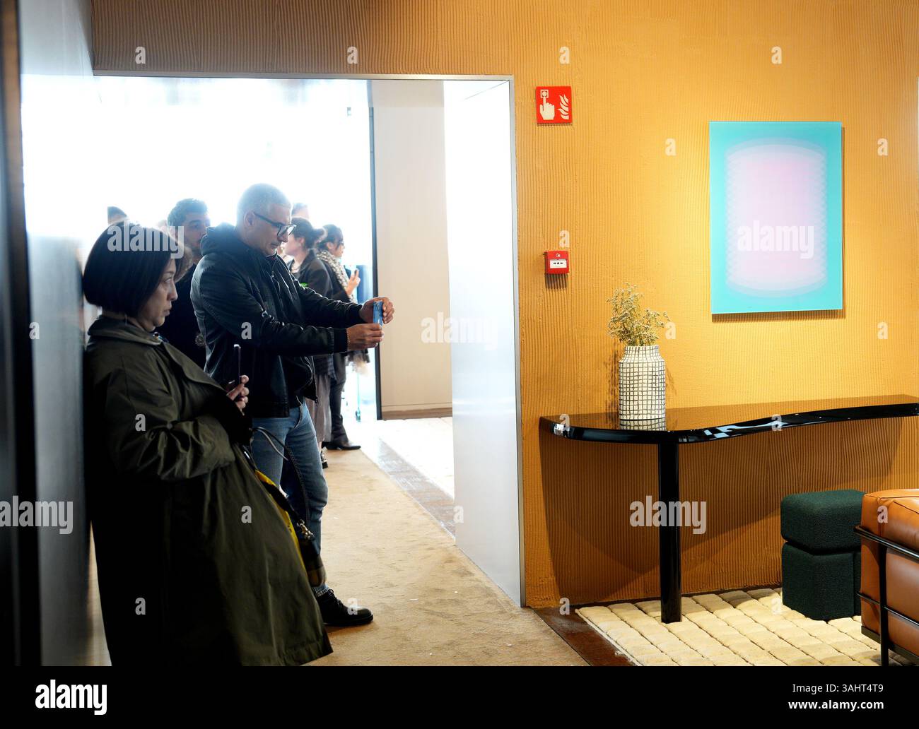 Milan, Italy. 10th Apr, 2025. Milan, Cassina installation for the ...