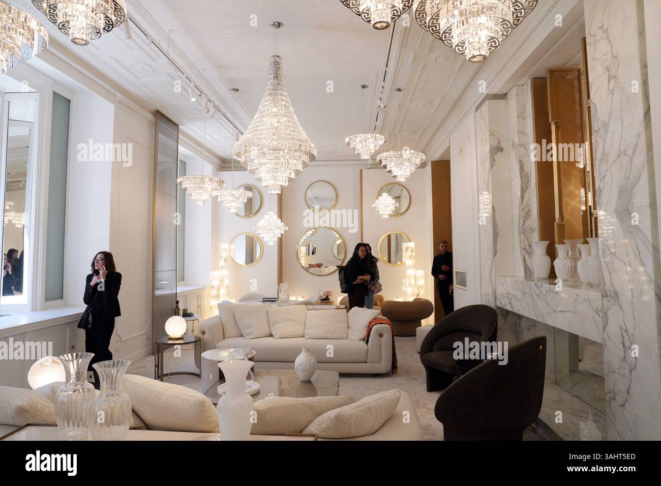 Milan, Versace installation for the Milano Durini Design District for ...