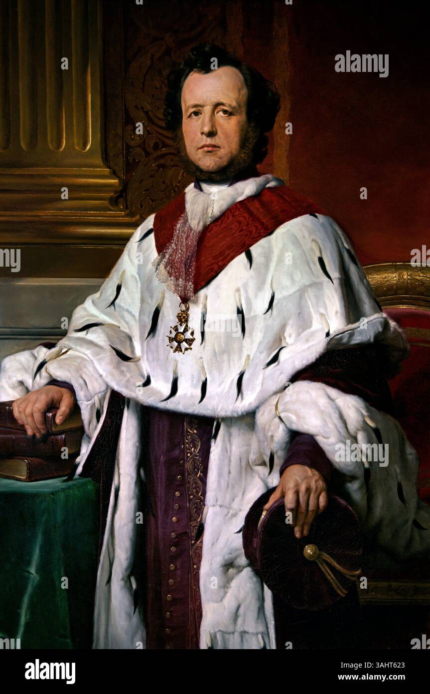 Count Narcisse Achilles Salvandy 1795-1856 Grand Master of the University by Paul Delaroche 1797 ...